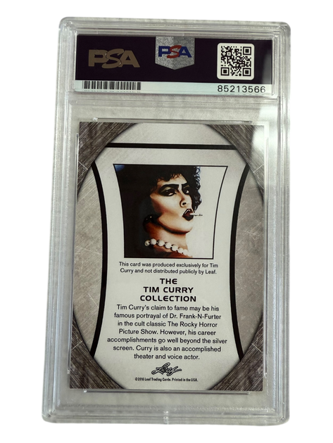 Tim Curry signed Leaf Trading Card Yellow Border PSA/DNA Encap (Black ...